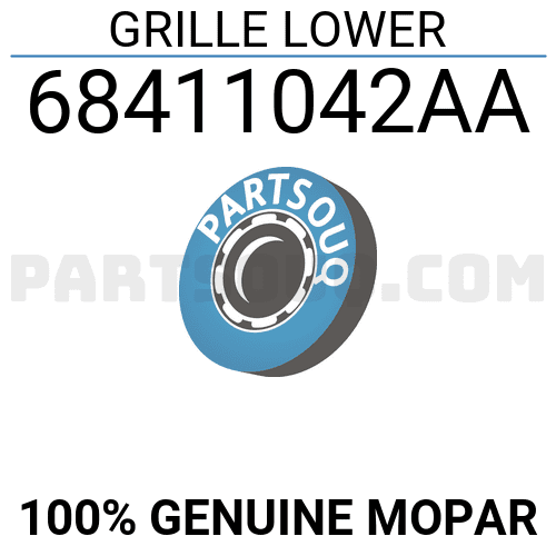 GRILLE LOWER 68411042AA | Mopar Parts | PartSouq