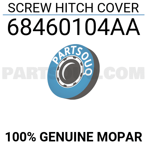 SCREW HITCH COVER 68460104AA | Mopar Parts | PartSouq