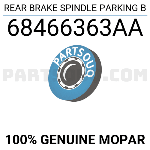 REAR BRAKE SPINDLE PARKING B 68466363AA | Mopar Parts | PartSouq