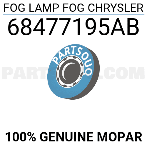 FOG LAMP FOG CHRYSLER 68477195AB | Mopar Parts | PartSouq