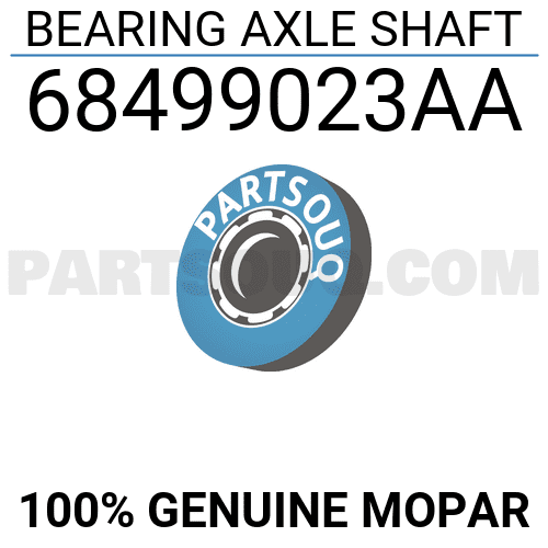 BEARING AXLE SHAFT 68499023AA | Mopar Parts | PartSouq