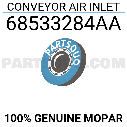 CONVEYOR AIR INLET 68533284AA | Mopar Parts | PartSouq