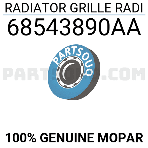RADIATOR GRILLE RADI 68543890AA | Mopar Parts | PartSouq