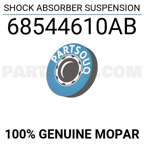 SHOCK ABSORBER SUSPENSION 68544610AB | Mopar Parts | PartSouq
