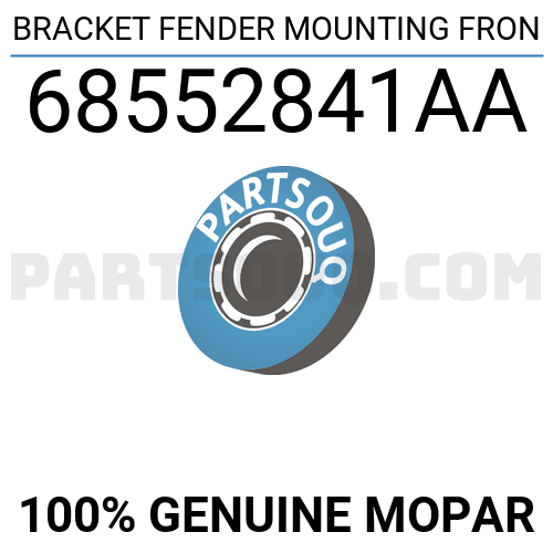 BRACKET FENDER MOUNTING FRON 68552841AA | Mopar Parts | PartSouq
