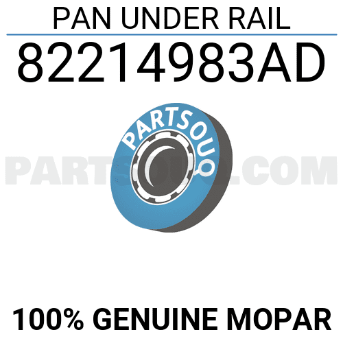 PAN UNDER RAIL 82214983AD | Mopar Parts | PartSouq