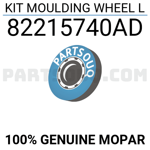 KIT MOULDING WHEEL L 82215740AD | Mopar Parts | PartSouq