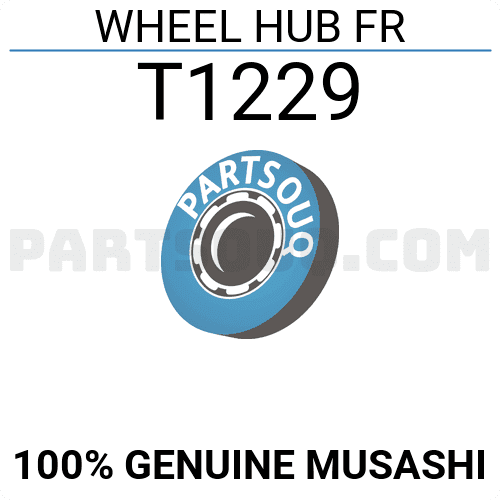 OIL SEAL ,WHEEL HUB F T1229 | Musashi Parts | PartSouq