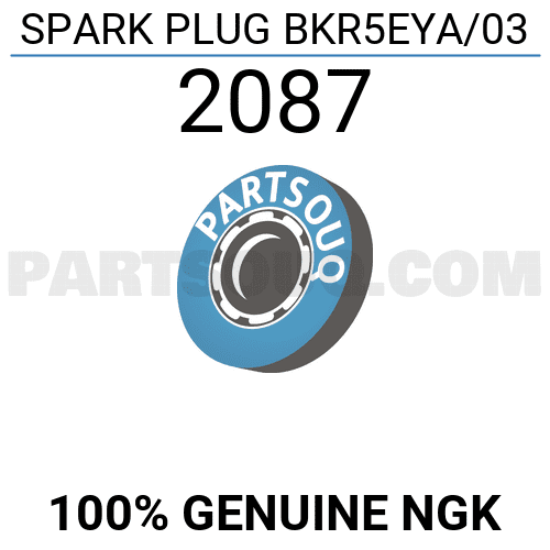 SPARK PLUG BKR5EYA/03 2087 | NGK Parts | PartSouq