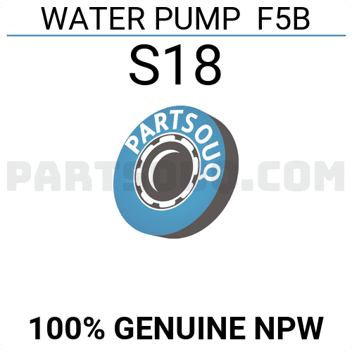 WATER PUMP F5B S18 | NPW Parts | PartSouq