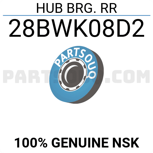 HUB BRG. RR 28BWK08D2 | NSK Parts | PartSouq