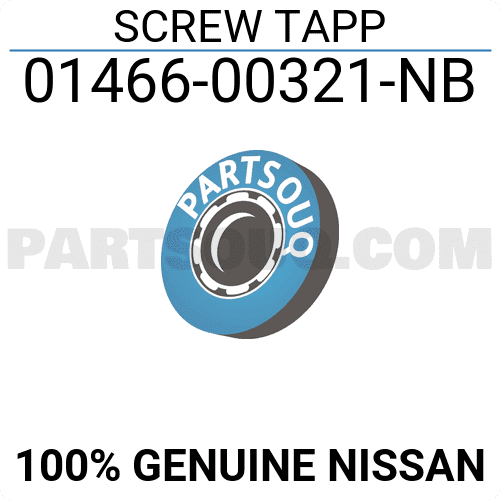SCREW TAPP 0146600321NB | Nissan Parts | PartSouq