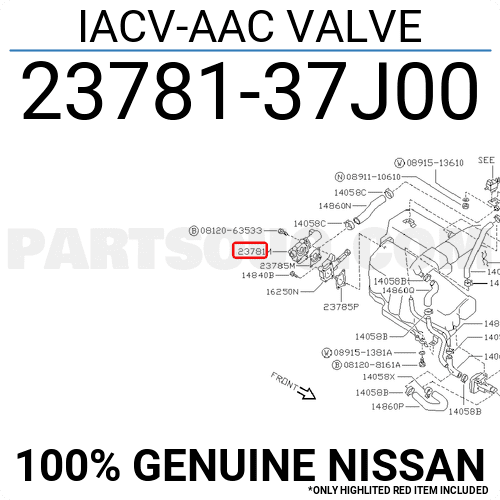 IACV-AAC VALVE 2378137J00 | Nissan Parts | PartSouq
