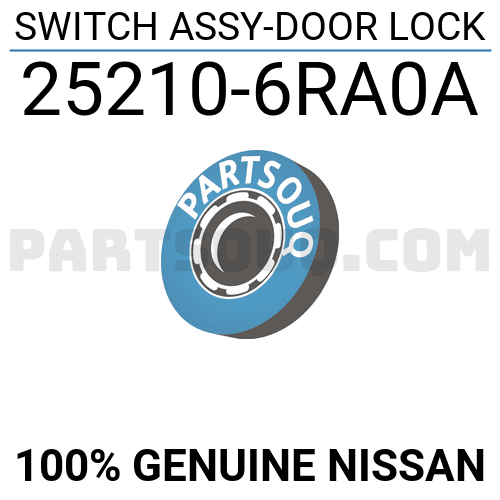 SWITCH ASSY-DOOR LOCK 252106RA0A | Nissan Parts | PartSouq