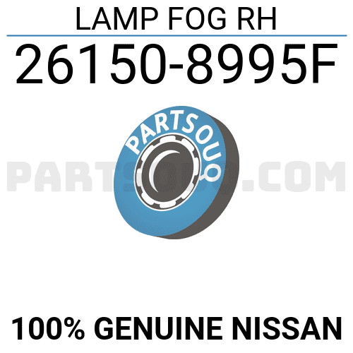 LAMP FOG RH 261508995F | Nissan Parts | PartSouq