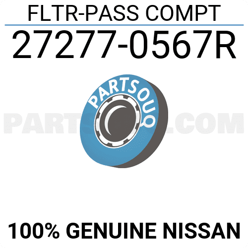 FLTR-PASS COMPT 272770567R | Nissan Parts | PartSouq