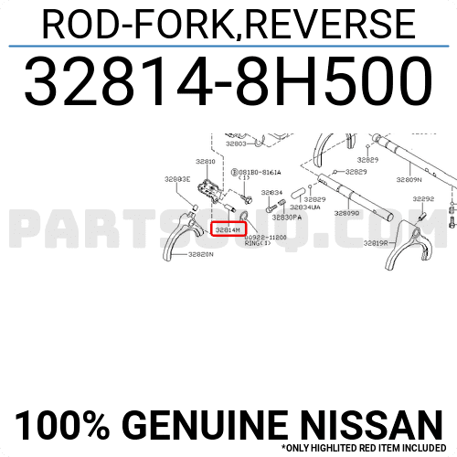 ROD-FORK,REVERSE 328148H500 | Nissan Parts | PartSouq