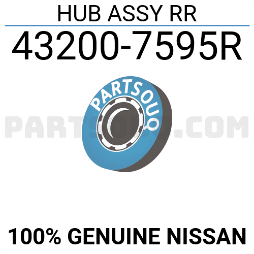 HUB ASSY RR 432007595R | Nissan Parts | PartSouq