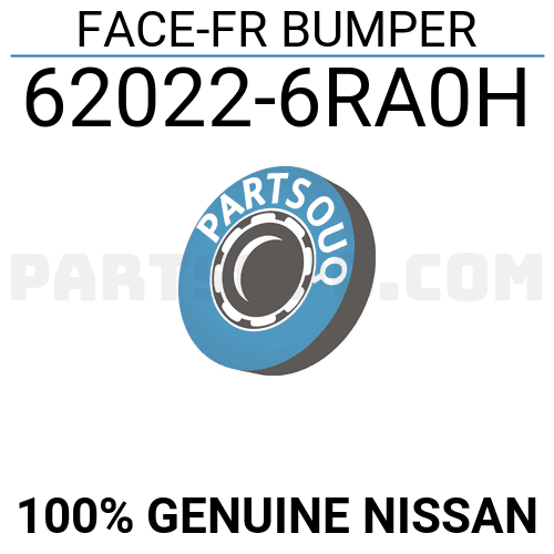 FACE-FR BUMPER 620226RA0H | Nissan Parts | PartSouq