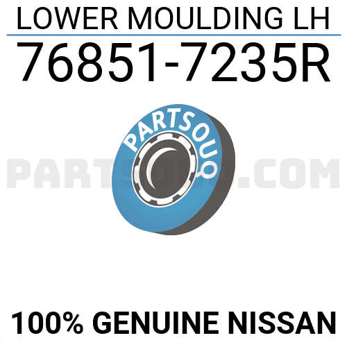 LOWER MOULDING LH 768517235R | Nissan Parts | PartSouq