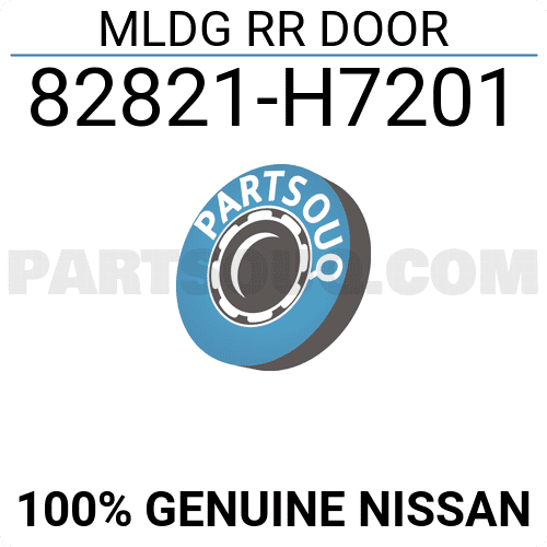 MLDG RR DOOR 82821H7201 | Nissan Parts | PartSouq