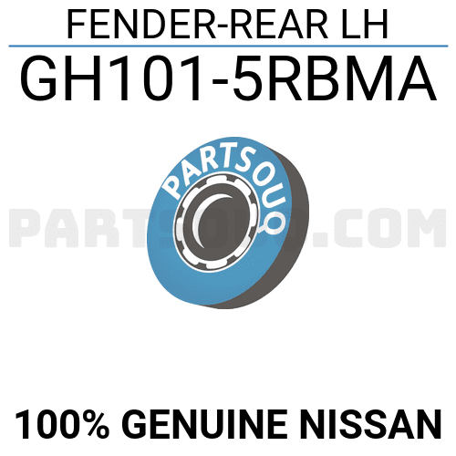 FENDER-REAR LH GH1015RBMA | Nissan Parts | PartSouq