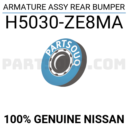 ARMATURE ASSY REAR BUMPER H5030ZE8MA | Nissan Parts | PartSouq