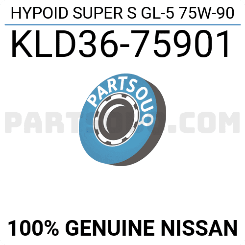 HYPOID SUPER S GL-5 75W-90 KLD3675901 | Nissan Parts | PartSouq