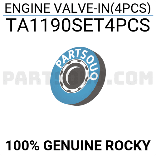 ENGINE VALVE-IN(4PCS) TA1190SET4PCS | ROCKY Parts | PartSouq