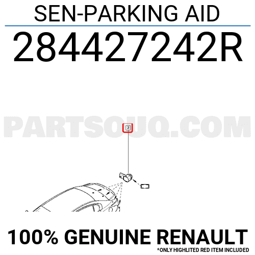 SEN-PARKING AID 284427242R | Renault Parts | PartSouq