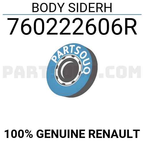 BODY SIDERH 760222606R | Renault Parts | PartSouq