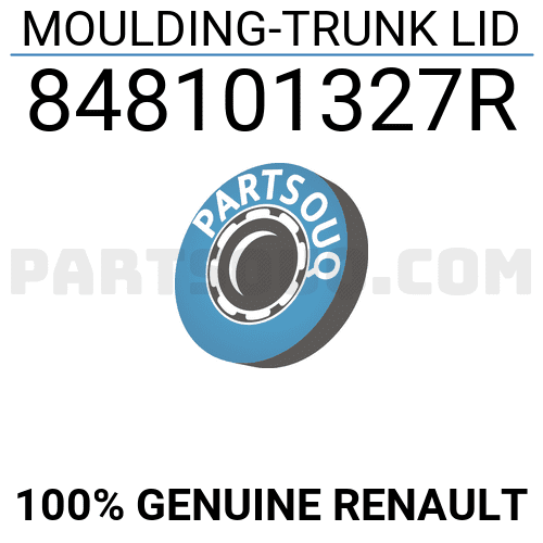 MOULDING-TRUNK LID 848101327R | Renault Parts | PartSouq