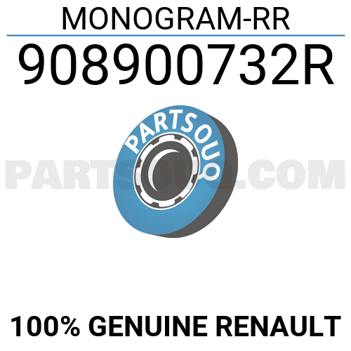 MONOGRAM-RR 908900732R | Renault Parts | PartSouq