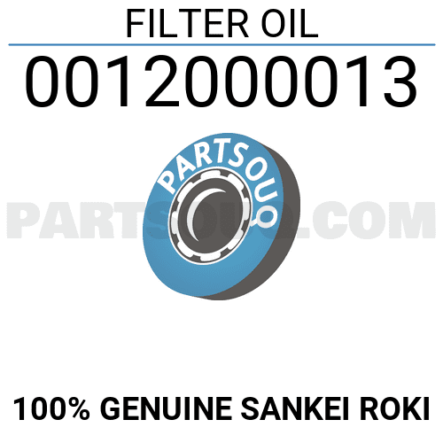 FILTER OIL 0012000013 | SANKEI ROKI Parts | PartSouq