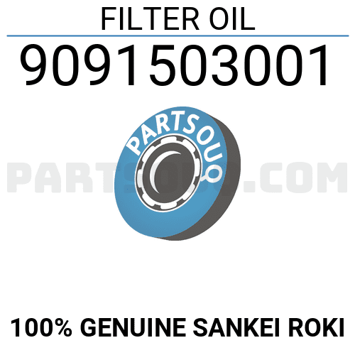 FILTER OIL 9091503001 | SANKEI ROKI Parts | PartSouq