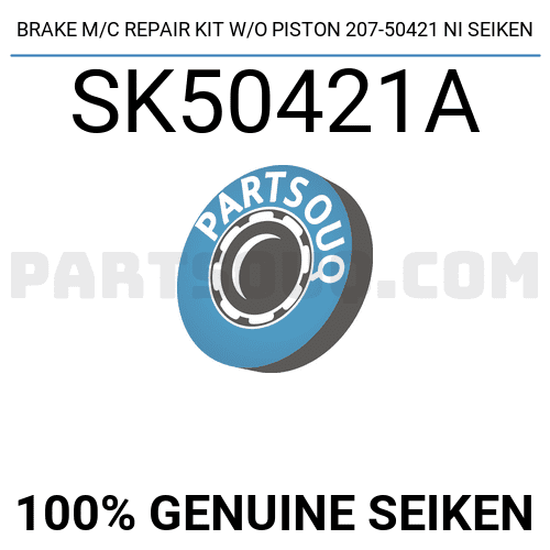 BRAKE M/C REPAIR KIT W/O PISTON 207-50421 NI SEIKEN SK50421A | SEIKEN ...