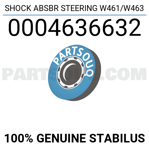 SHOCK ABSBR STEERING W461/W463 0004636632 | STABILUS Parts | PartSouq