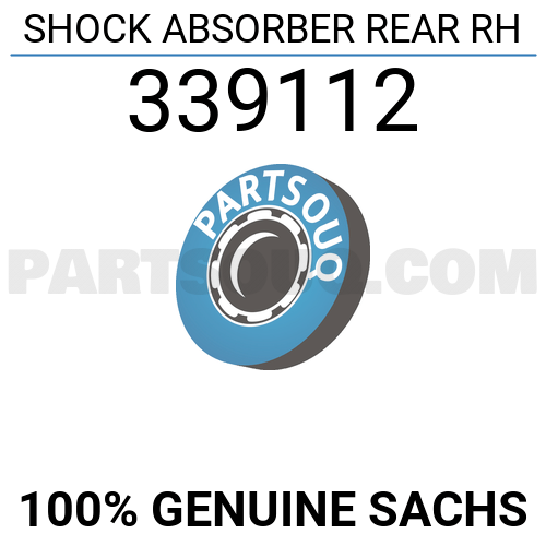 SHOCK ABSORBER REAR RH 339112 | Sachs Parts | PartSouq SHOCK ABSORBER REAR RH 339112 | Sachs Parts | PartSouq