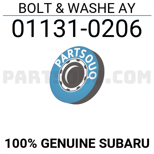 BOLT & WASHE AY 011310206 | Subaru Parts | PartSouq