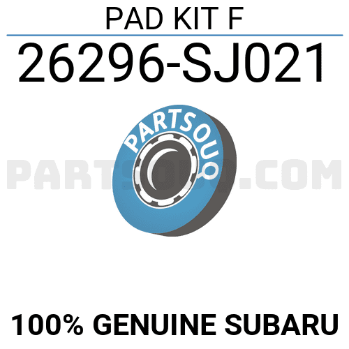 PAD KIT F 26296SJ021 | Subaru Parts | PartSouq