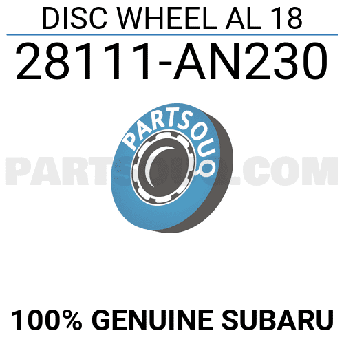 DISC WHEEL AL 18 28111AN230 | Subaru Parts | PartSouq