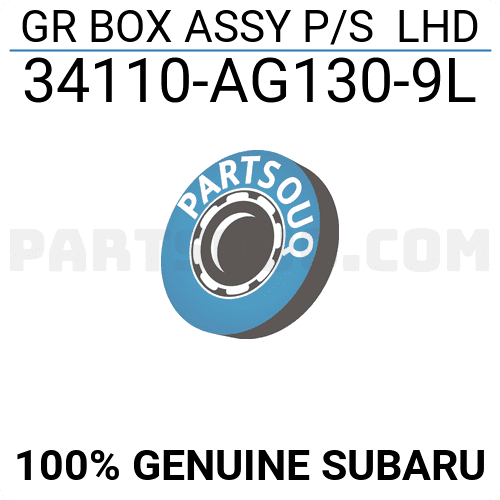 GR BOX ASSY P/S LHD 34110AG1309L | Subaru Parts | PartSouq