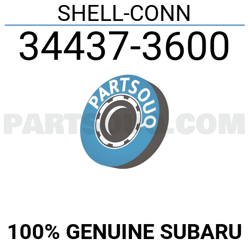 SHELL-CONN 344373600 | Subaru Parts | PartSouq