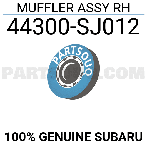 MUFFLER ASSY RH 44300SJ012 | Subaru Parts | PartSouq