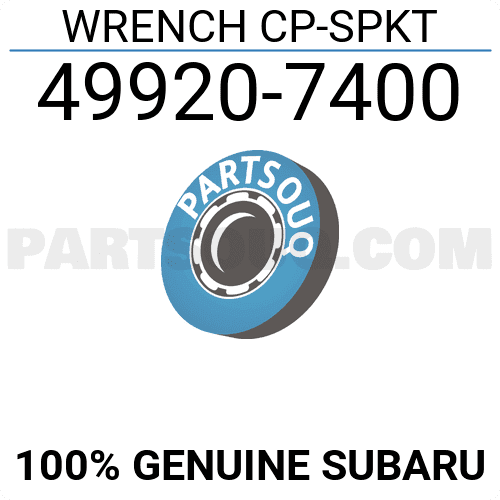 WRENCH CP-SPKT 499207400 | Subaru Parts | PartSouq