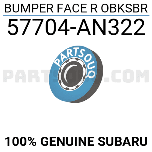BUMPER FACE R OBKSBR 57704AN322 | Subaru Parts | PartSouq