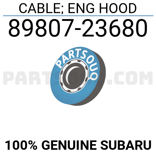 CABLE; ENG HOOD 8980723680 | Subaru Parts | PartSouq