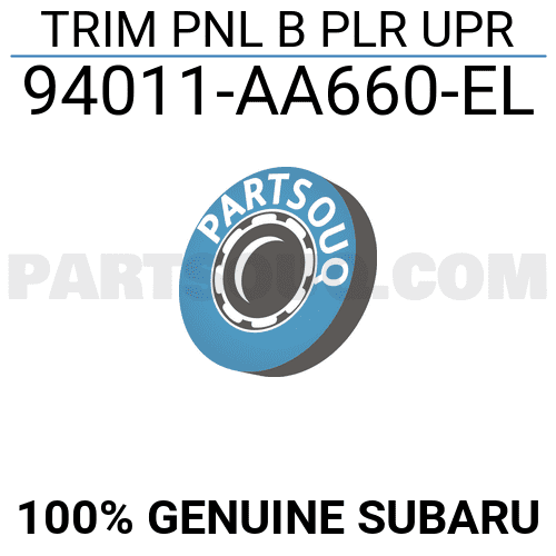 TRIM PNL B PLR UPR 94011AA660EL | Subaru Parts | PartSouq