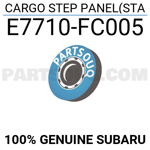 CARGO STEP PANEL(STA E7710FC005 | Subaru Parts | PartSouq