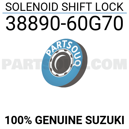 SOLENOID SHIFT LOCK 3889060G70 | Suzuki Parts | PartSouq